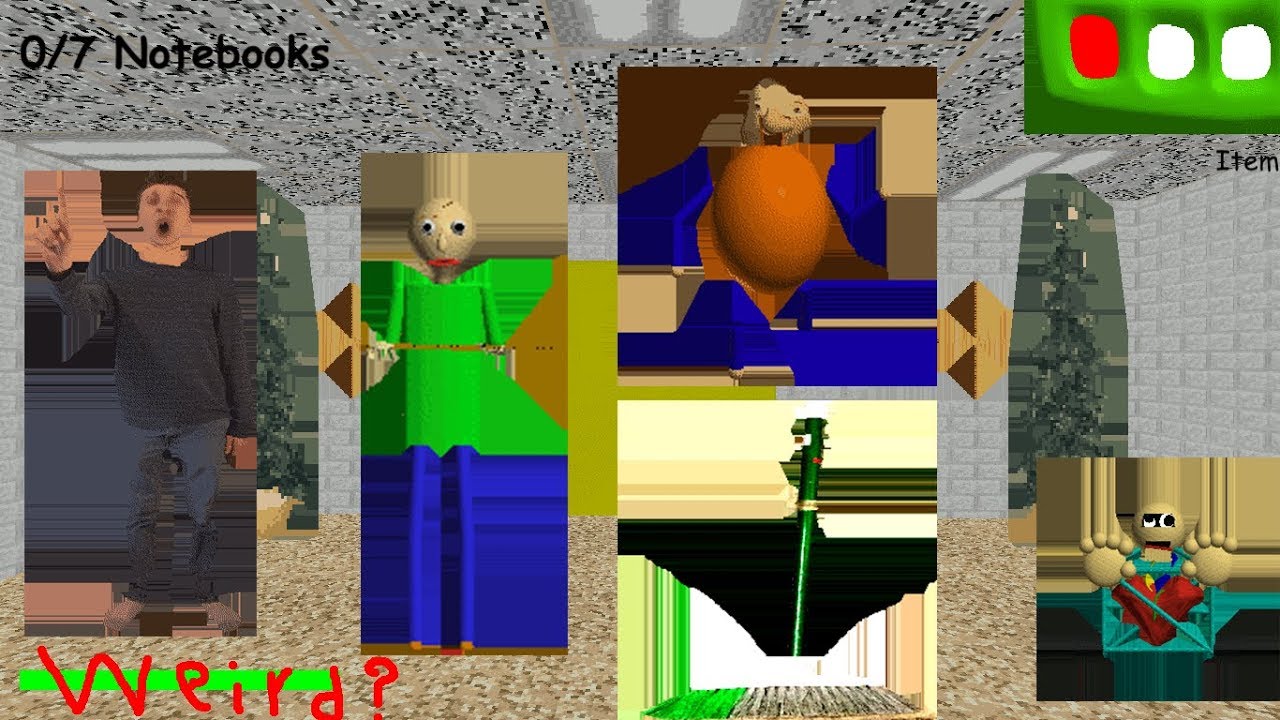 WEIRD!? Baldi's Weird Basics [Baldi Mod] - YouTube