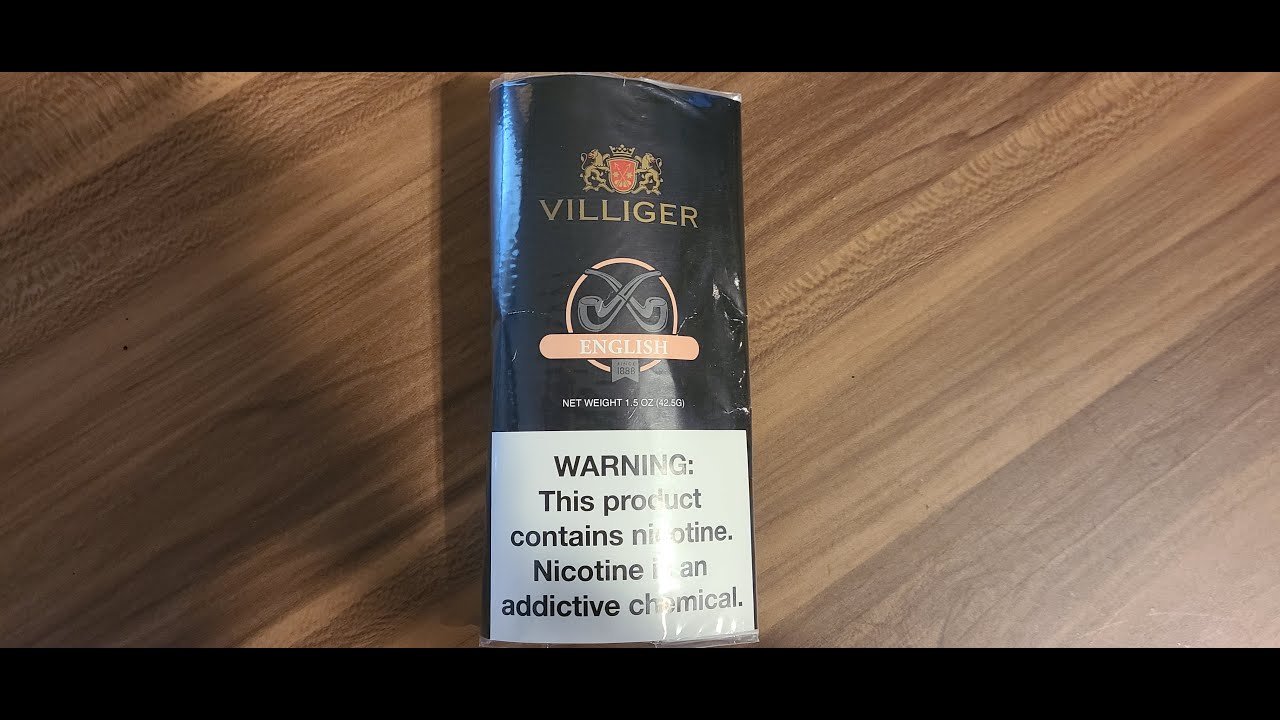 Villiger English pipe tobacco review - YouTube