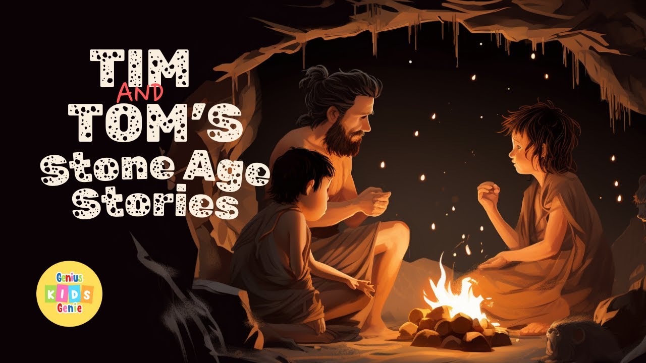 Stone Age Stories Teach Tom & Tim to Be Brave & Kind! - YouTube