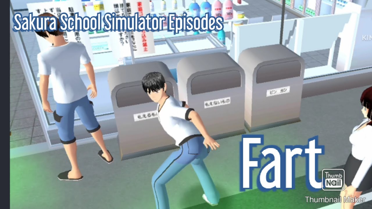 Fart💨 (Poop 2) 💩 Season 1 Episode 4 | Sakura School Simulator Episodes ...