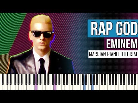 How To Play: Eminem - Rap God | Piano Tutorial + Sheets - YouTube