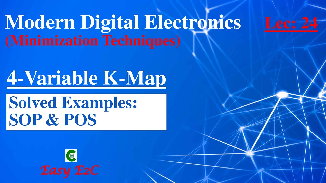 4 Variable Karnaugh Map | 4 Variable K Map | 4 Variable K-Map - YouTube