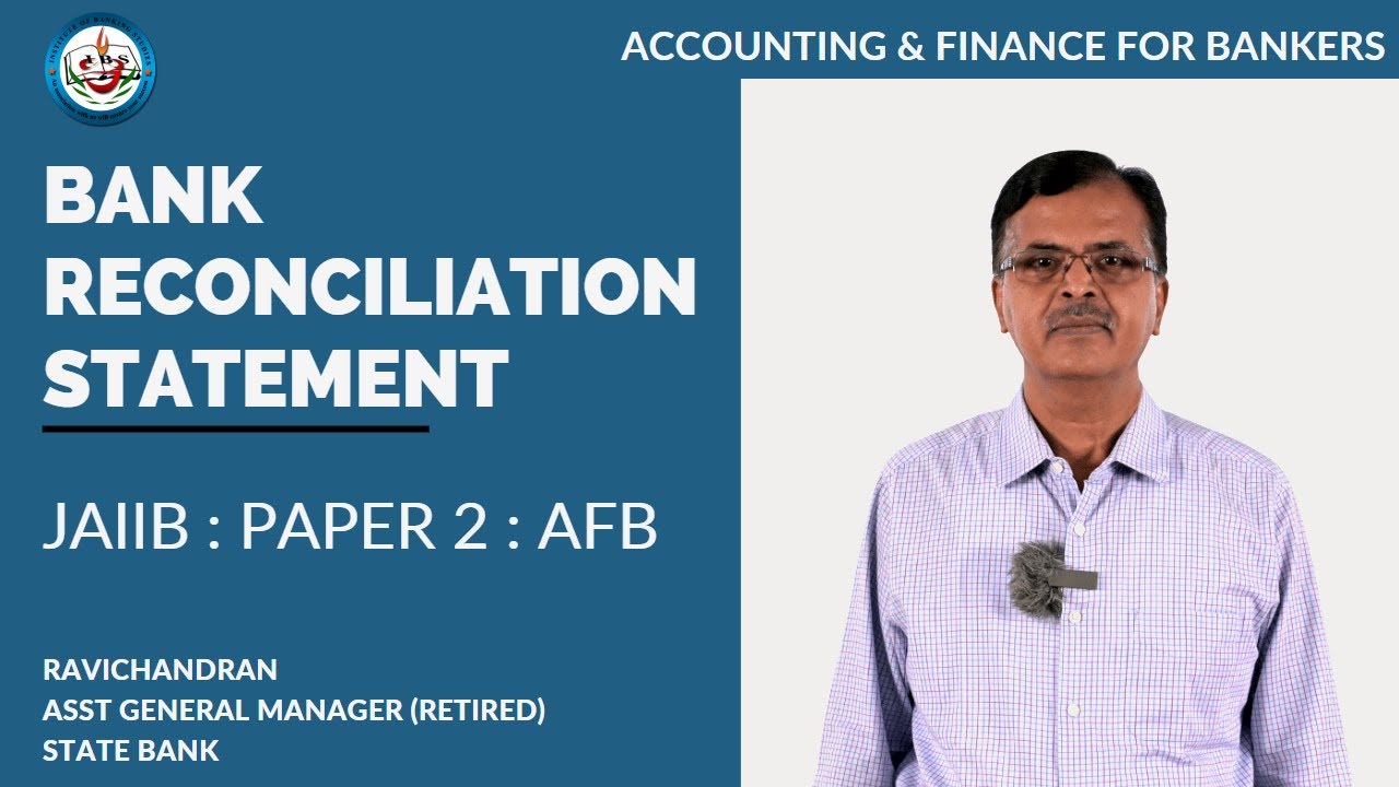 JAIIB | BANK RECONCILIATION STATEMENT #jaiib2022 #jaiibafb #jaiib - YouTube