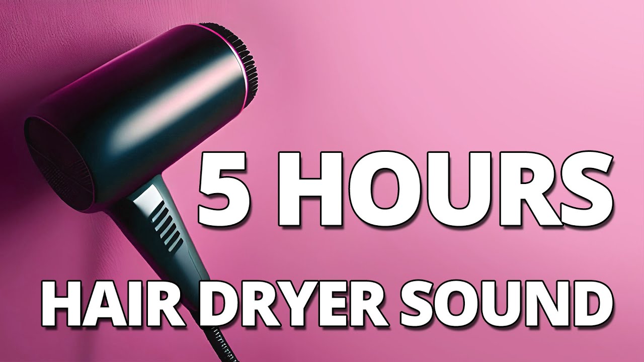 Relaxing Hair Dryer Sound for Sleep, Study, and ASMR | White Noise ...