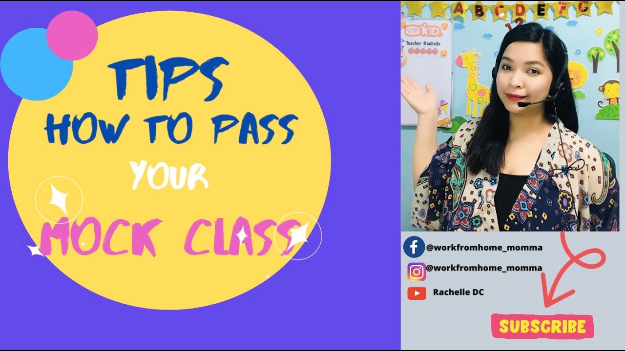 How to pass your Mock Class(DEMO CLASS)/Online ESL Helpful tips - YouTube