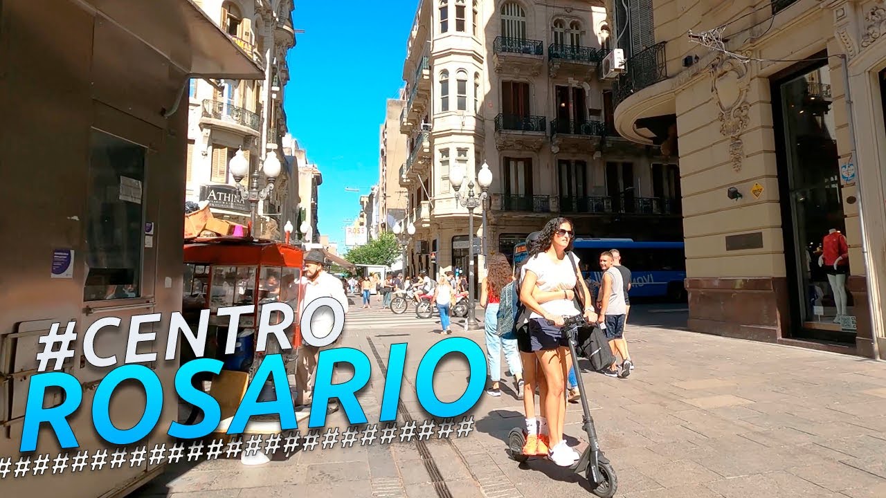 Recorriendo ROSARIO Centro I SANTA FE I ARGENTINA I 4K Walking Tour ...
