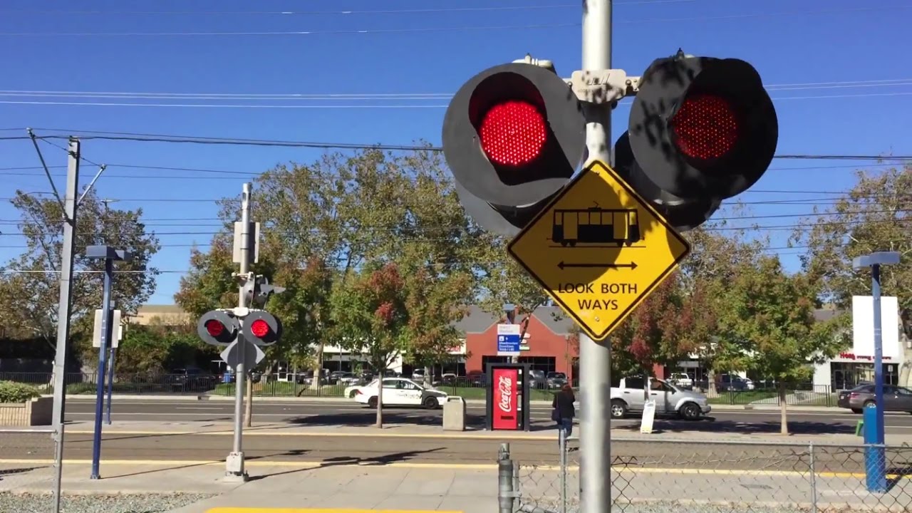 Railroad Crossings UPRR Runs Through Shares and Along Side SACRT Light ...