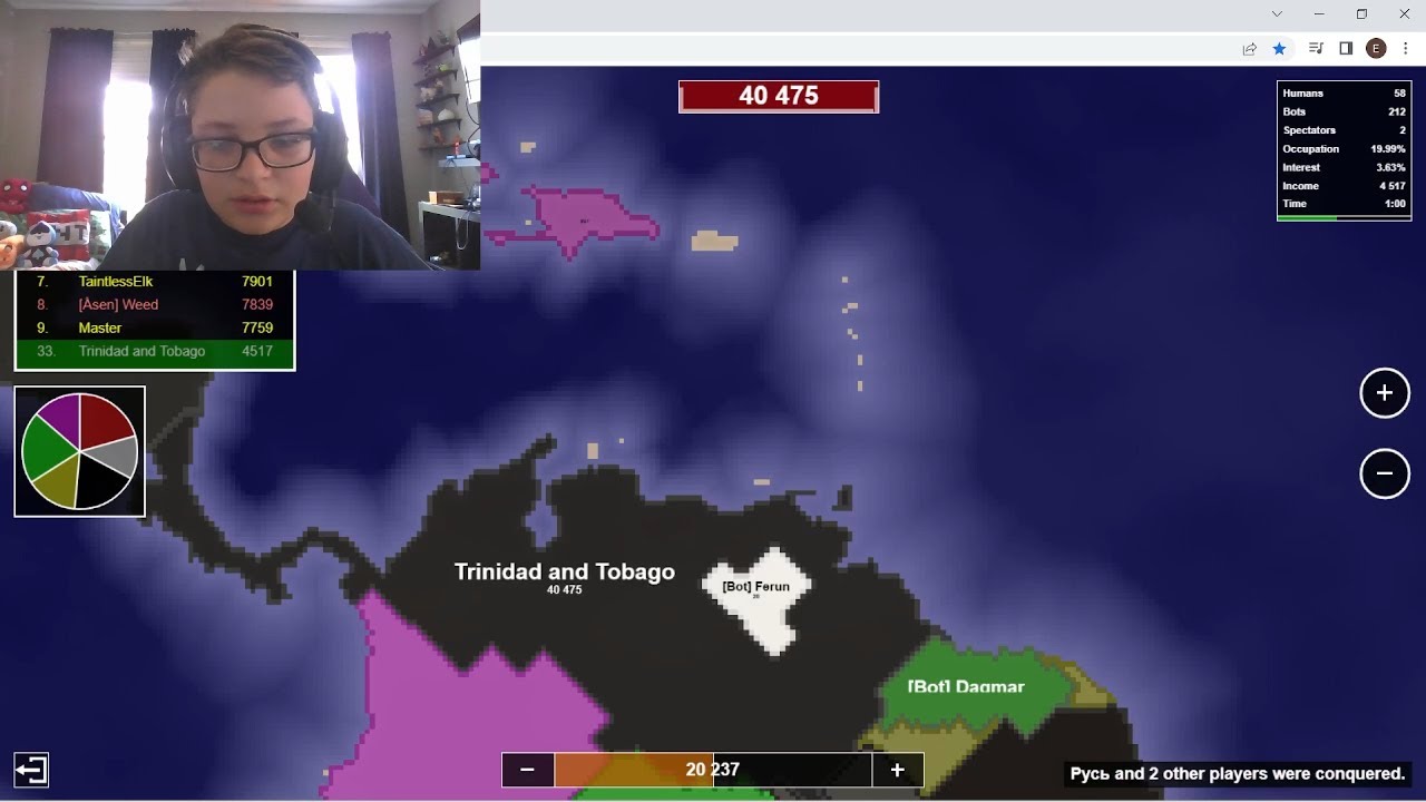 Playing Territorial.io as the most obscure nations in every continent ...