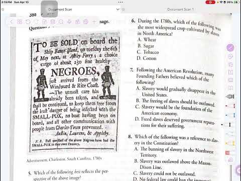 AP US History Exam 2025 Part 1 Q 1-32*With Audio: Answer Key ...