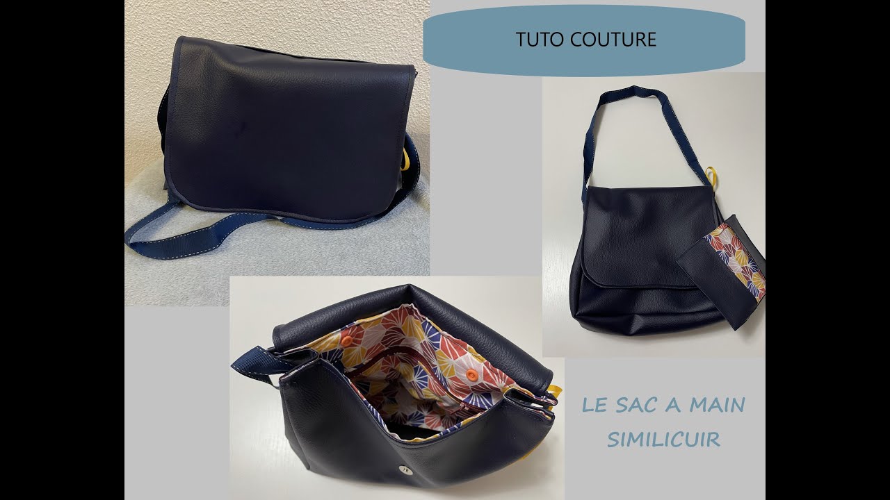 Tuto Couture : Coudre un sac à main en similicuir pour moins de 25 ...