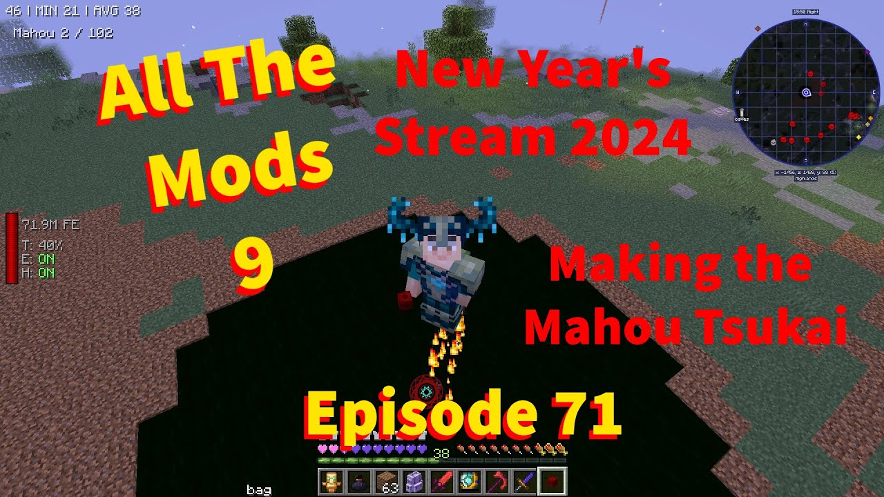 ATM9. All The Mods 9. Episode 71. New Year's Stream 2024 Making the ...