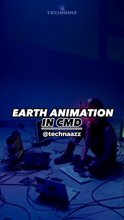 Earth Animation In Cmd Shorts Cmd Commandprompt Earth Animtion Youtube