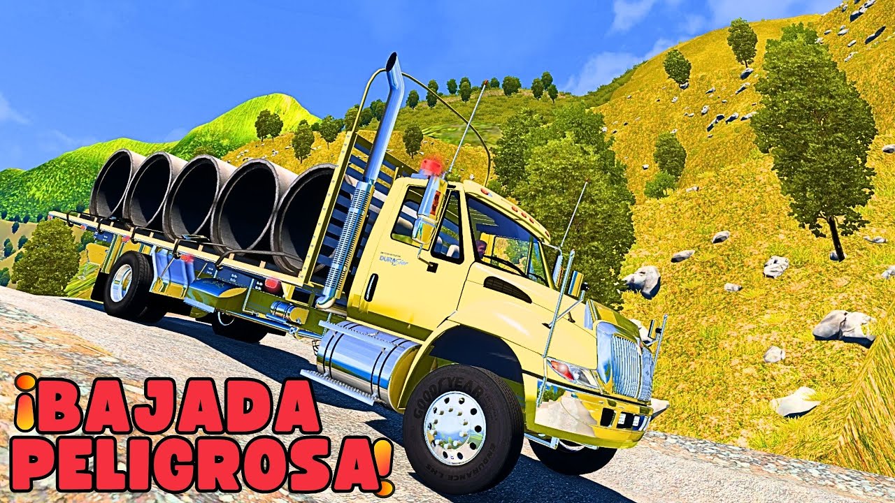 Casi ROMPO LOS EJES Del International 4300 En BAJADA EXTREMA Con Las ...