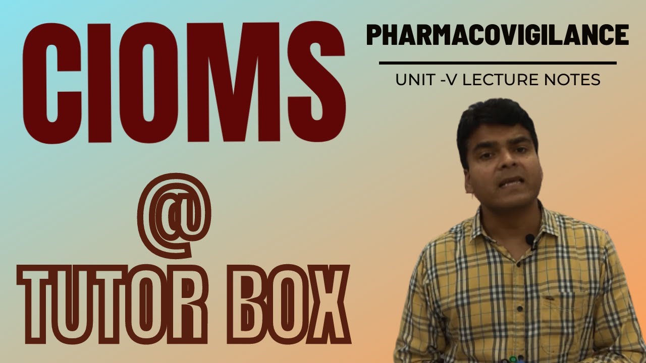 CIOMS | CIOMS Working Group | History of CIOMS | Pharmacovigilance ...