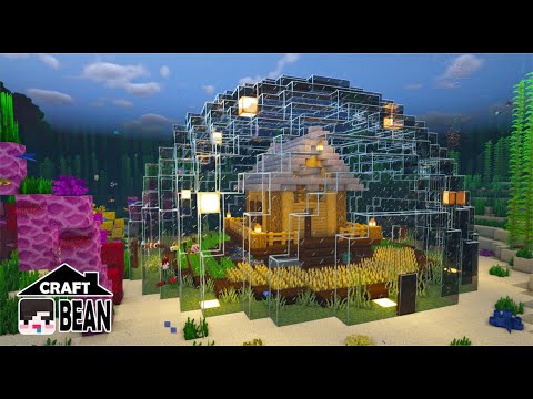 Minecraft:How to Build an Underwater Starter Base(#10)1.16.1 - YouTube