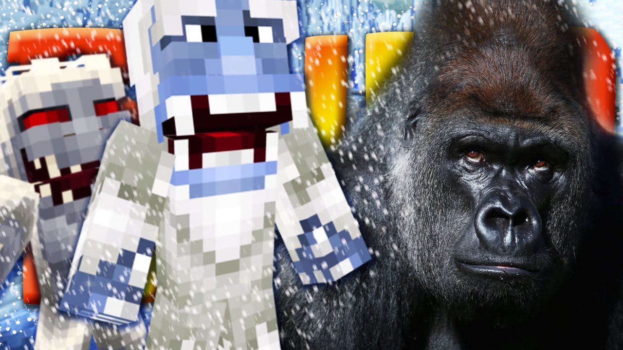 HARAMBE TORNA IN VITA E CI PRESENTA LO YETI - Minecraft ITA - BUILD ...