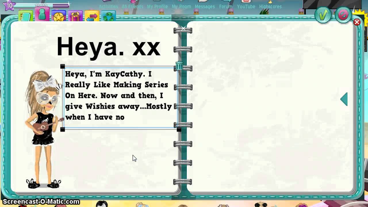 MSP: Re-Doing My Bio.♥ - YouTube