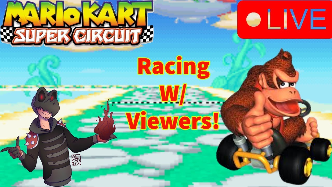 Mario Kart Super Circuit Online Races Live #1: Sick Day Racing - YouTube
