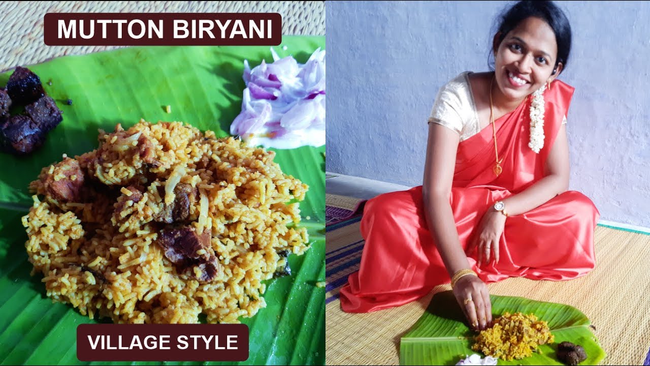 Village style mutton biryani | Cooking on chulha | Mutton biryani on ...