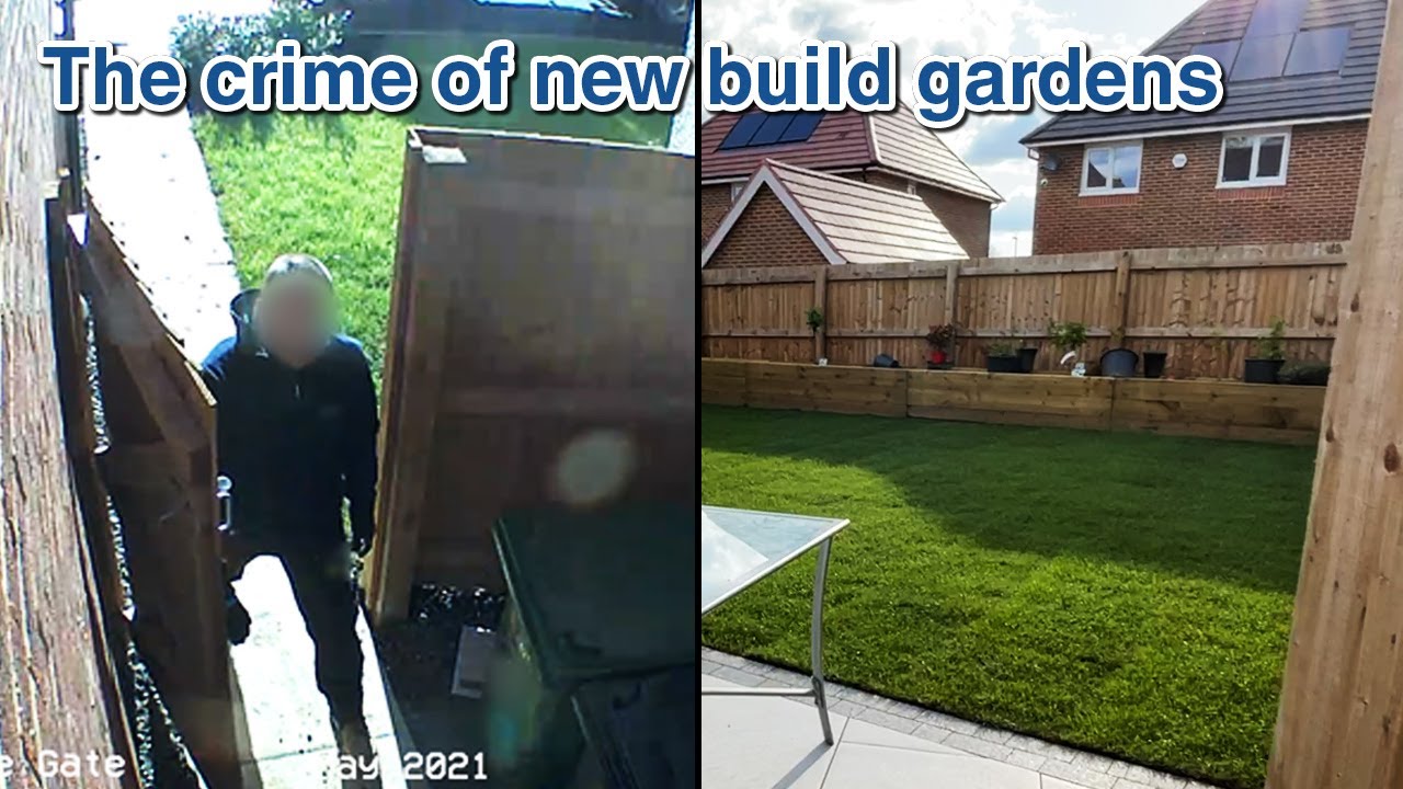 CRIME OF NEW BUILD GARDENS plus New Build Garden Makeover 2021 - YouTube