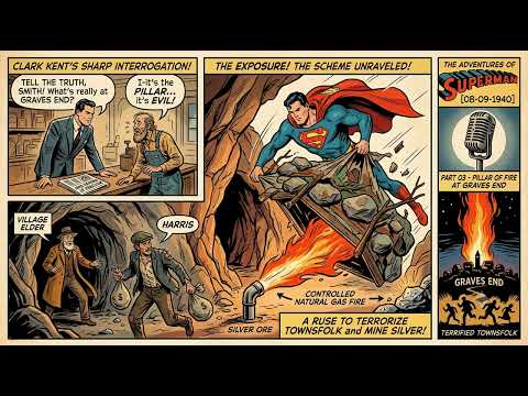 Superman Pillar of Fire at Graves End Pt. 3 (1940) | Classic Radio Finale