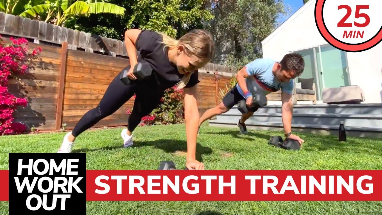 POWER / STRENGTH TRAINING Home Workout *with dumbbells* feat. Emma Lane ...