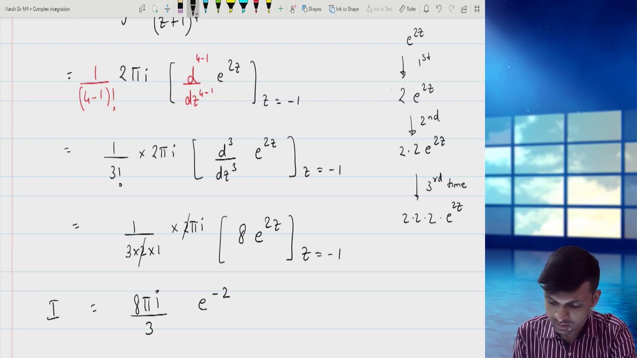 #22- Engineering Mathematics - Complex Integrations | CIT & CIF Part 4 (repeated poles) - YouTube
