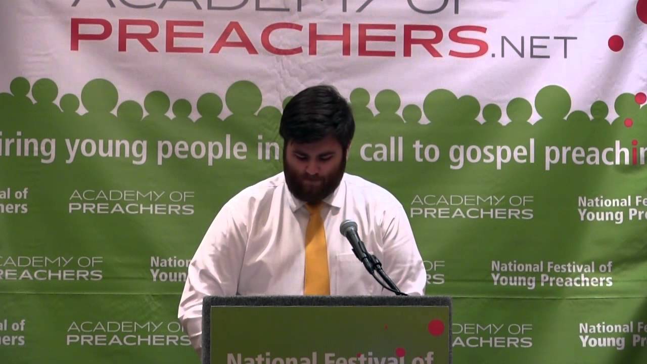 Adam Standiford, 2014 National Festival of Young Preachers - YouTube