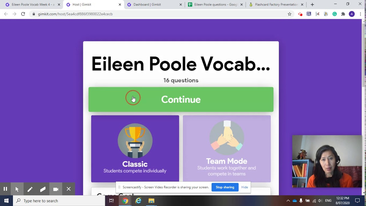 How to create a vocab game using Peardeck and Gimkit - YouTube