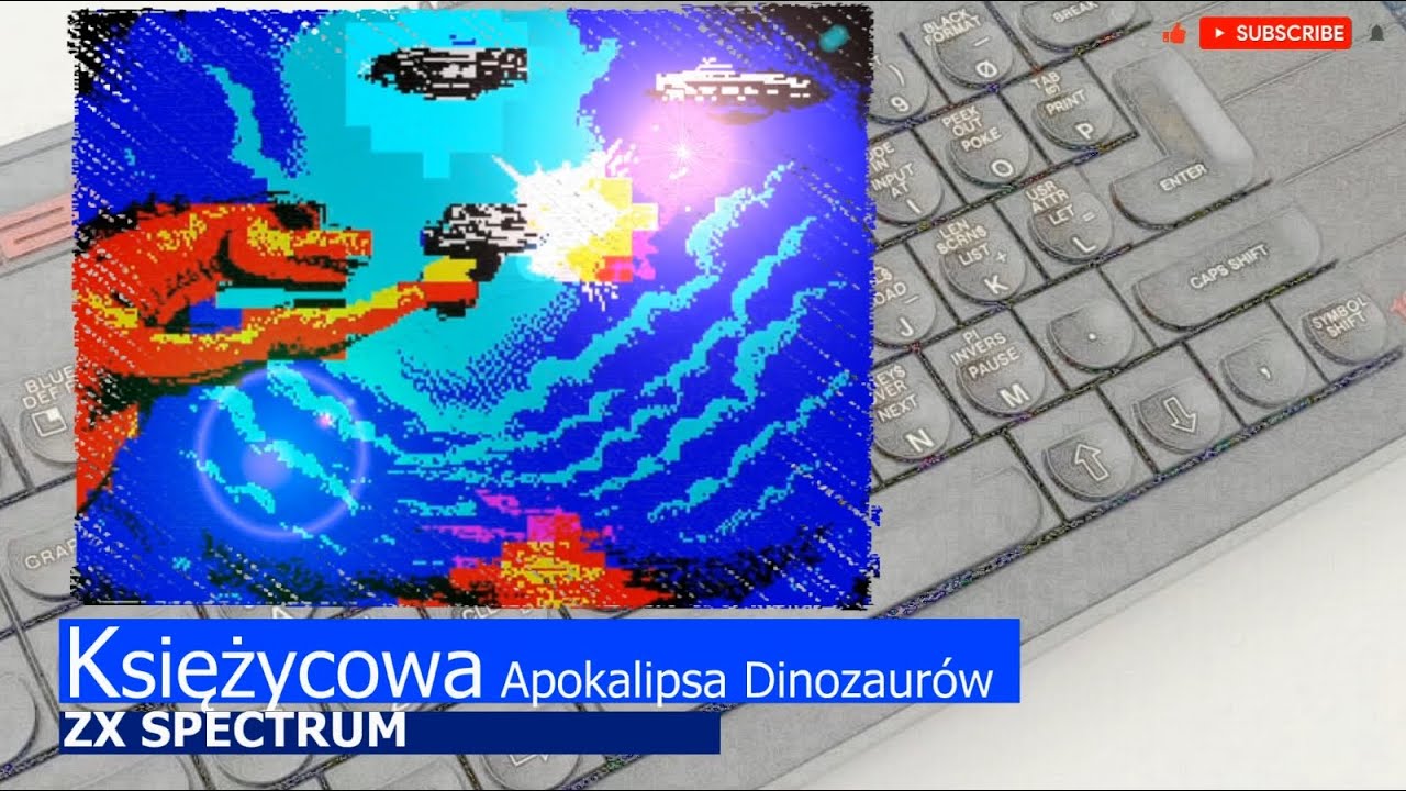 ZX Spectrum -=Księżycowa Apokalipsa Dinozaurów=- - YouTube