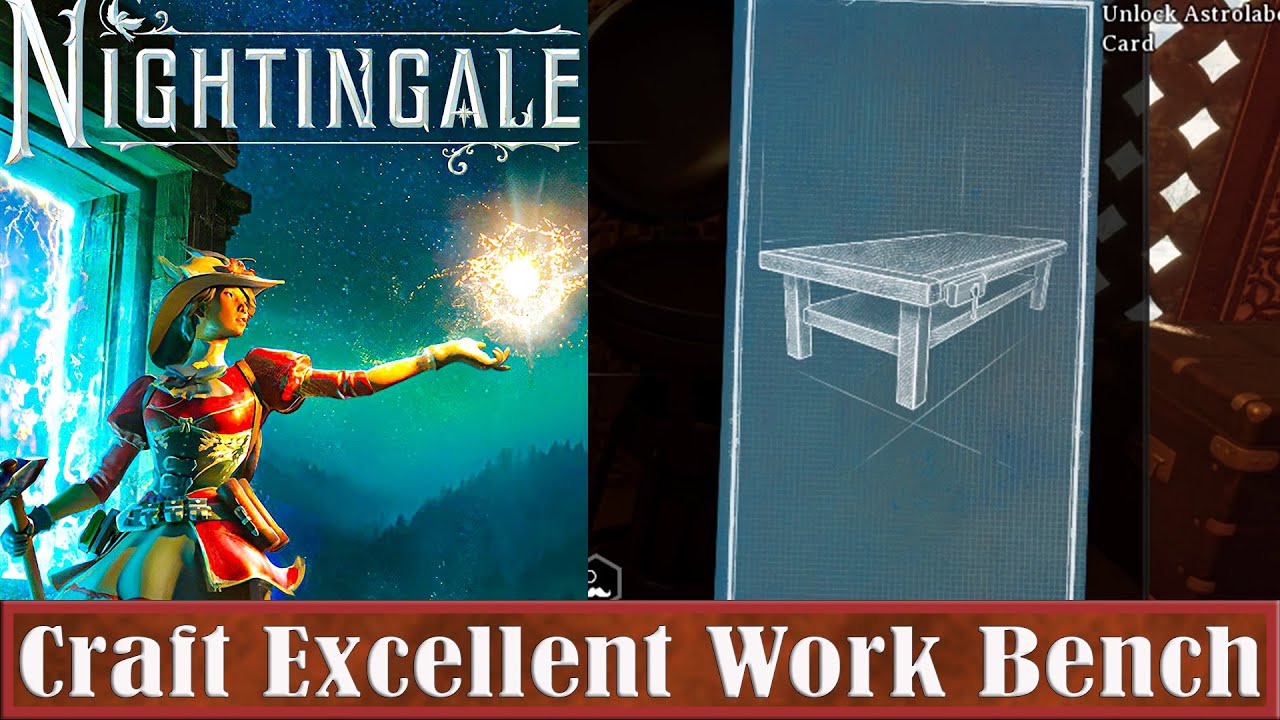 Nightingale Craft Excellent Work Bench - YouTube