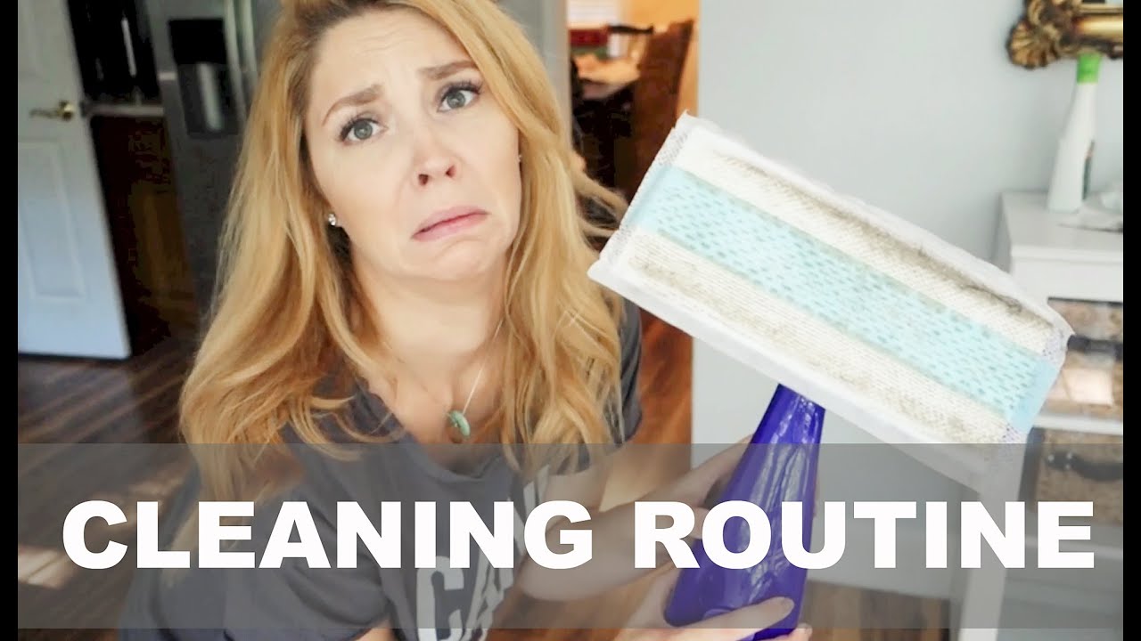 OUR DAILY CLEANING ROUTINE! - YouTube