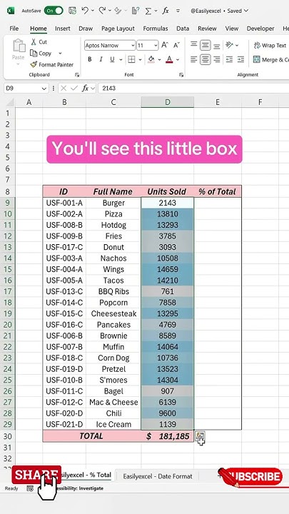 Why no-one is talking abt this trick #excel #exceltricks #exceltips #excelfunctions #learnexcel ...