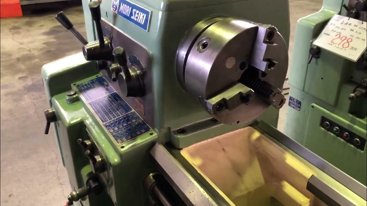 （株）ベルズ 6尺旋盤 森精機 MS- 850 No.444 - YouTube