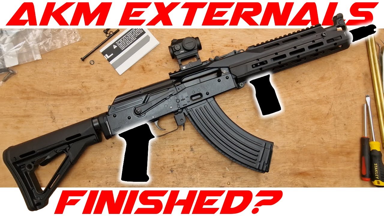 Tokyo Marui AKM Finishing The Externals - YouTube