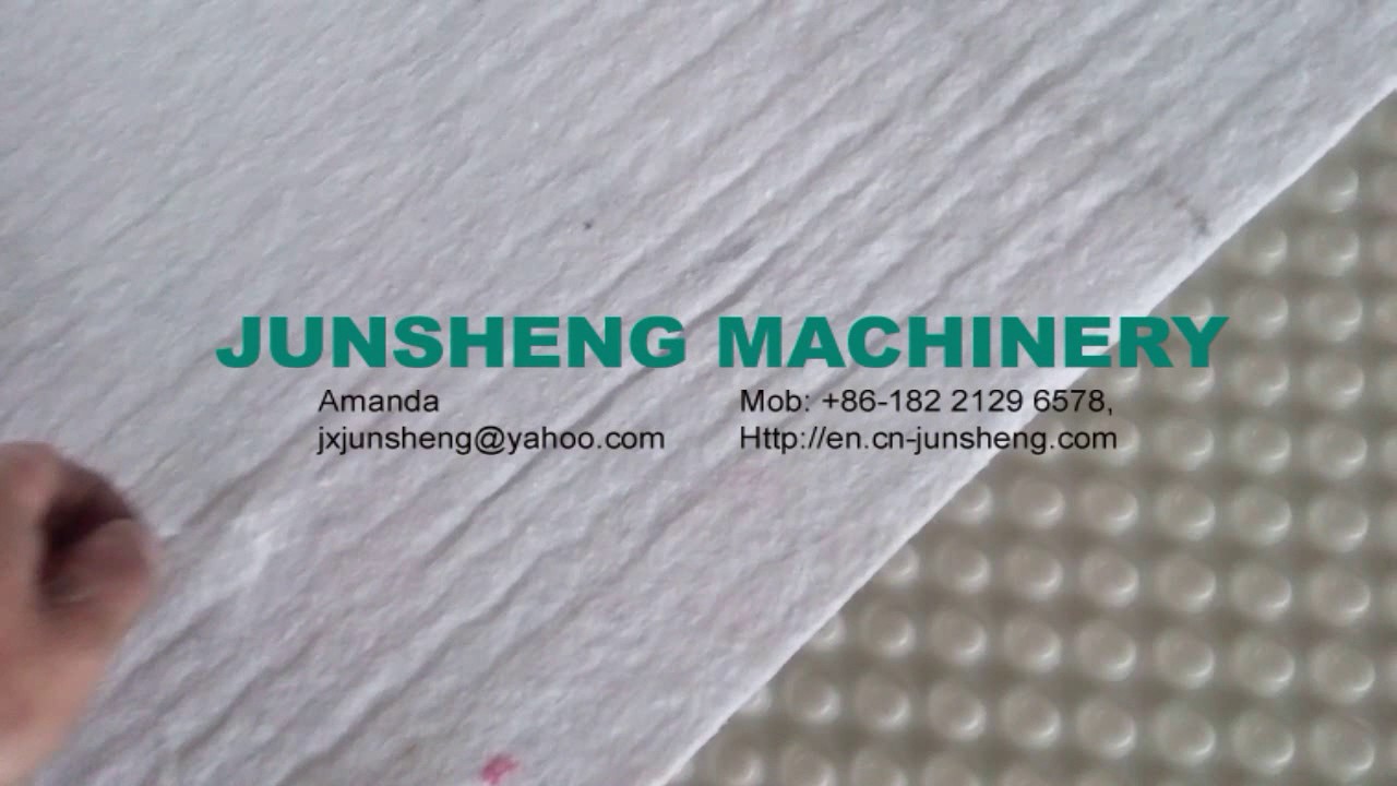 waterproof dimple machine with online lamination, CE passed - YouTube