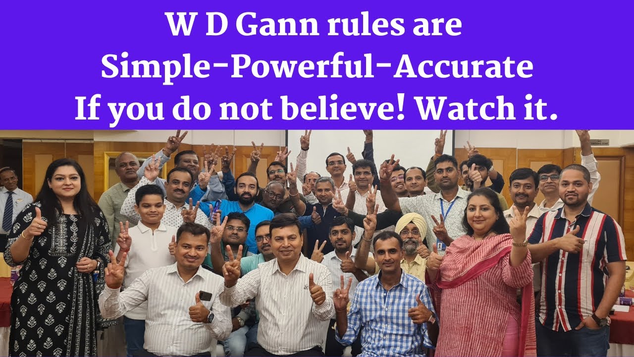 WD Gann rules are easy to learn.simple-powerful & accurate.Watch it # ...