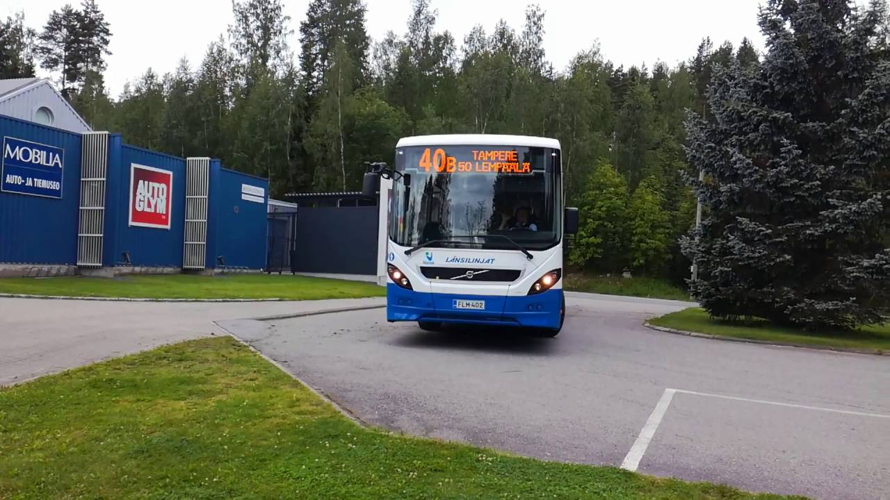 Linja 40b Tampere-Kangasala-Mobilia - YouTube