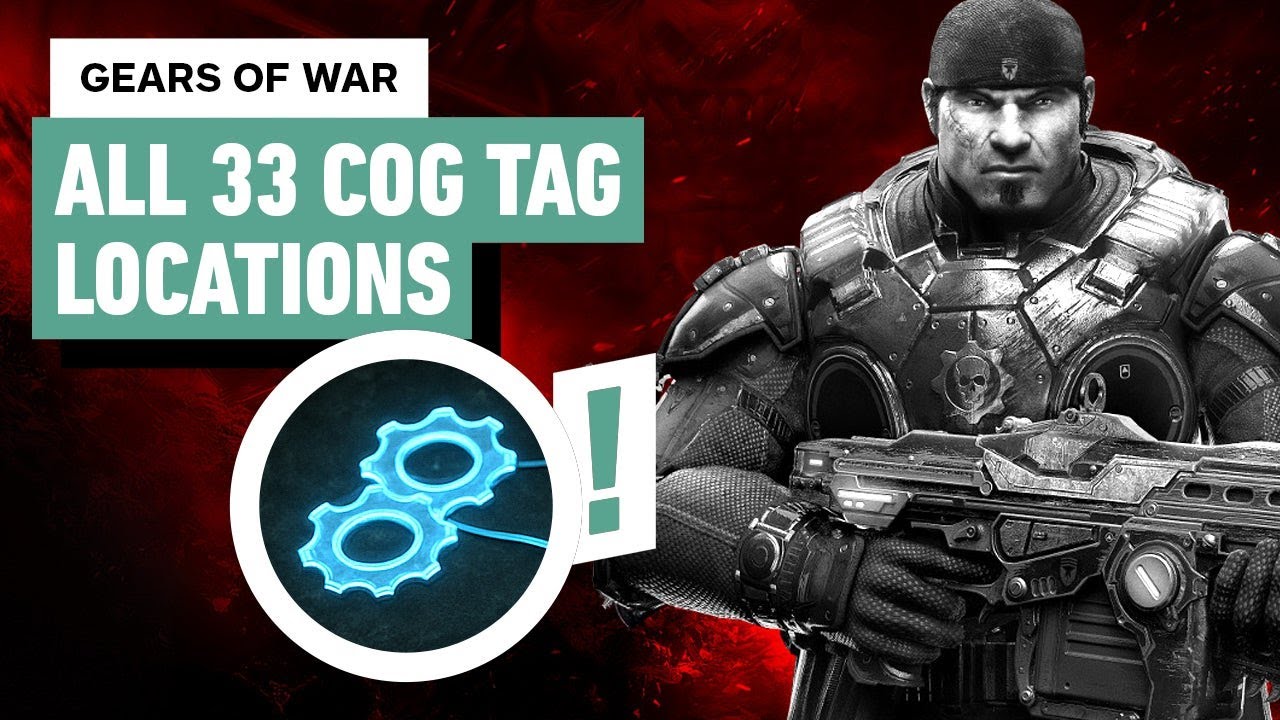 Gears of War - All 33 Cog Tag Locations - YouTube