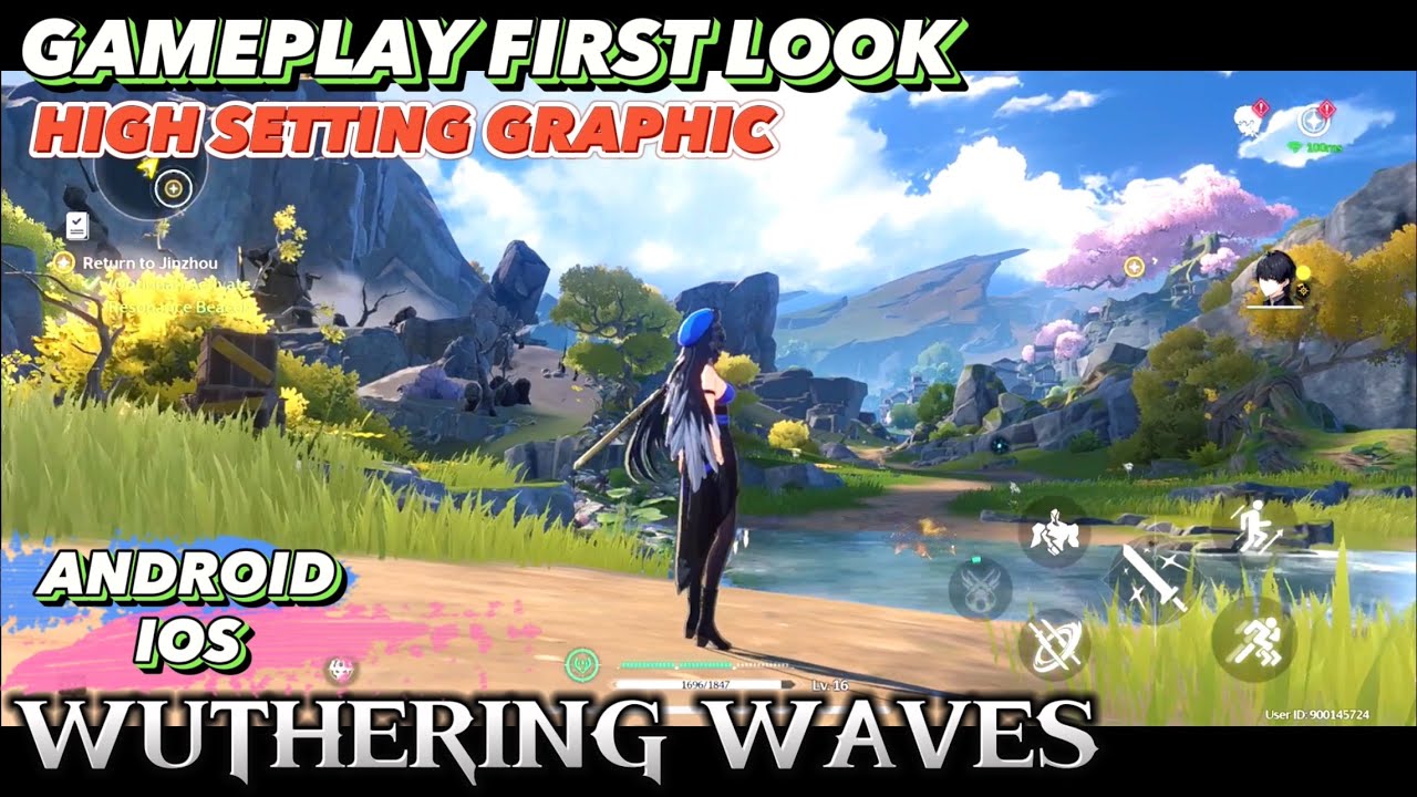 WUTHERING WAVES ANDROID/IOS Gameplay first look, high setting graphic - YouTube