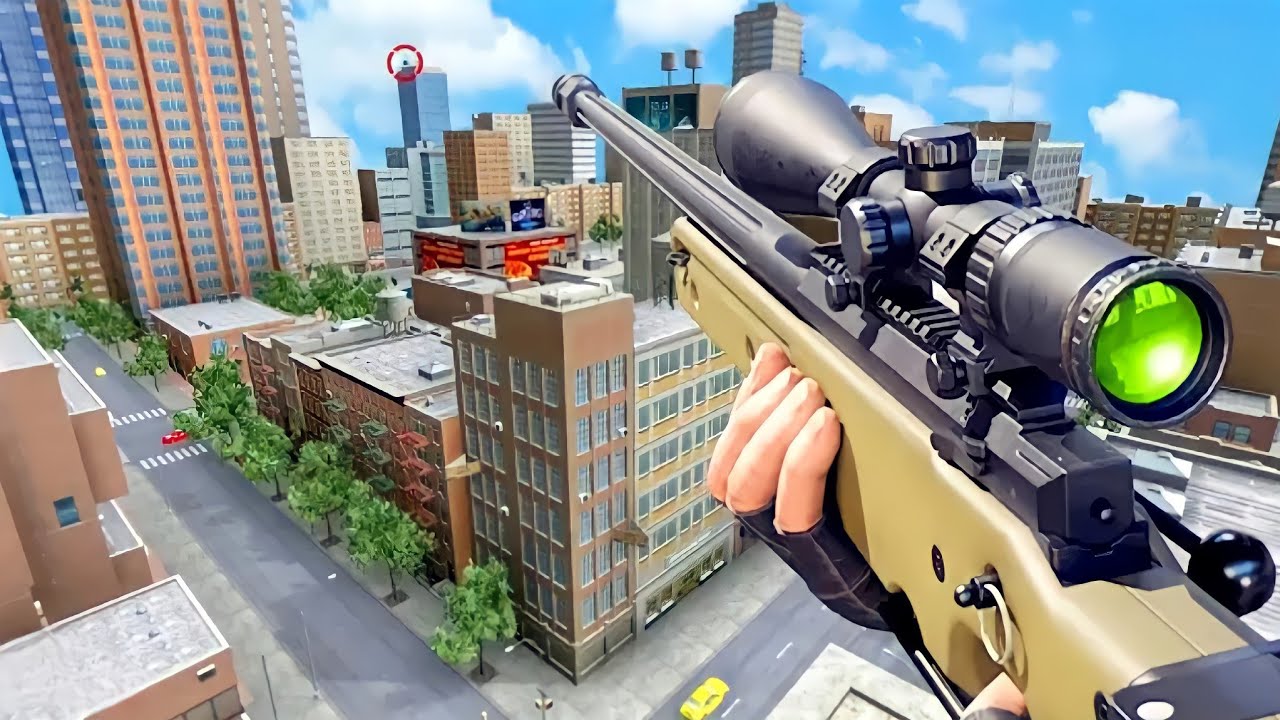 sniper gun shooting game _ Android Gameplay - YouTube