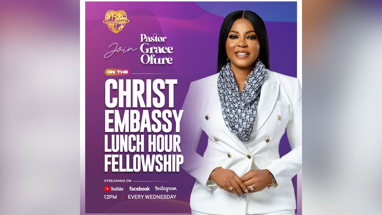LUNCH HOUR SERVICE WITH PASTOR GRACE OFURE 16/10/2024 - YouTube