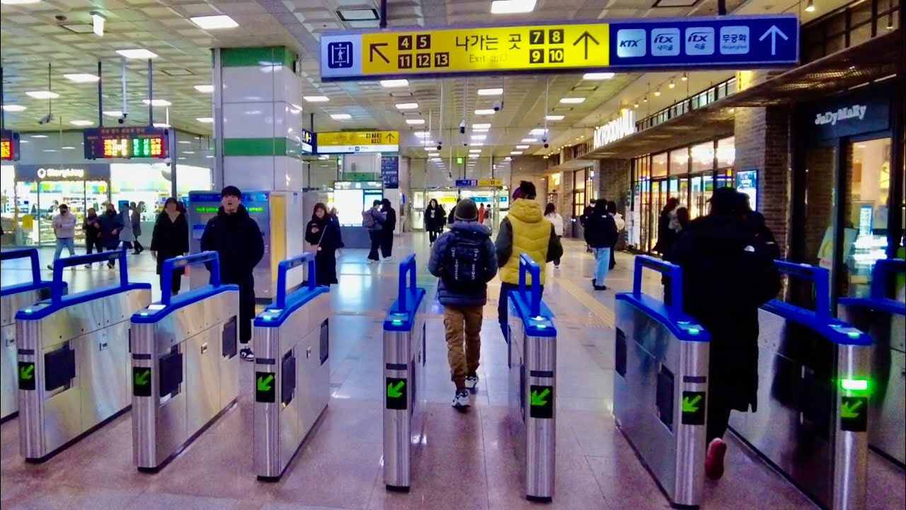 서울 수도권 전철 - 수인분당선 - 수원역 - Seoul Subway - Suinbundang Line - Suwon ...