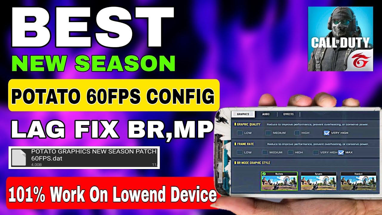 How To Max Graphics And FPS In CALL OF DUTY MOBILE 2023 | codm Config ...