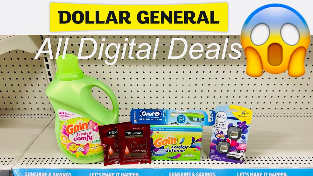 Dollar General All Digital Deals - YouTube