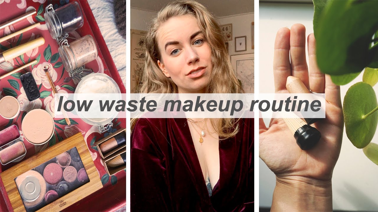 SUSTAINABLE & LOW WASTE BEAUTY ROUTINE // eco brand recommendations ...