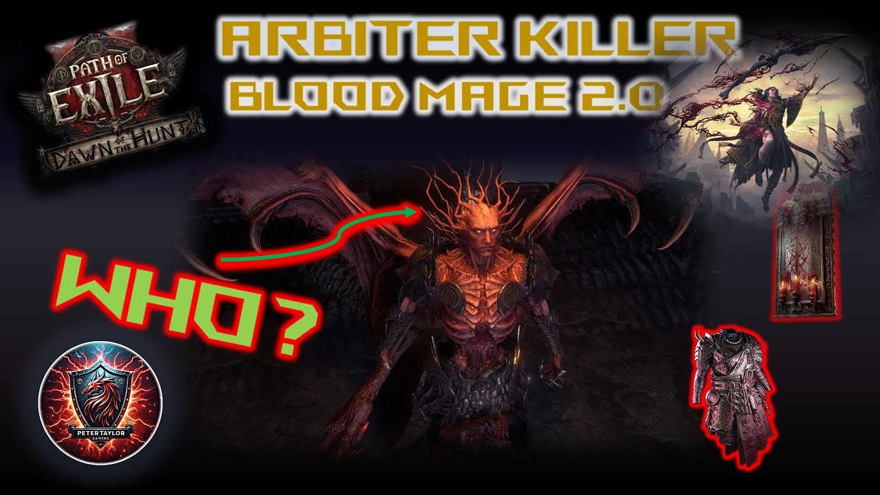 Arbiter killer Blood Mage 2.0 | DPS maxer End-League build| POE 2 ...