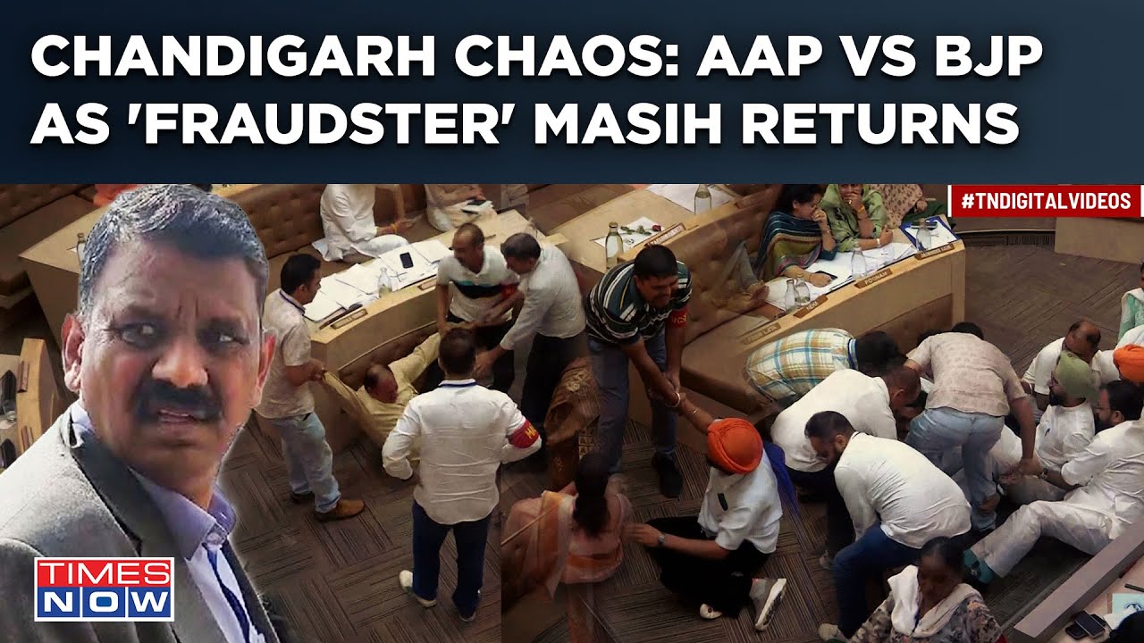 Chandigarh: Municipal House Scuffle Over Anil Masih’s Return| Watch ...