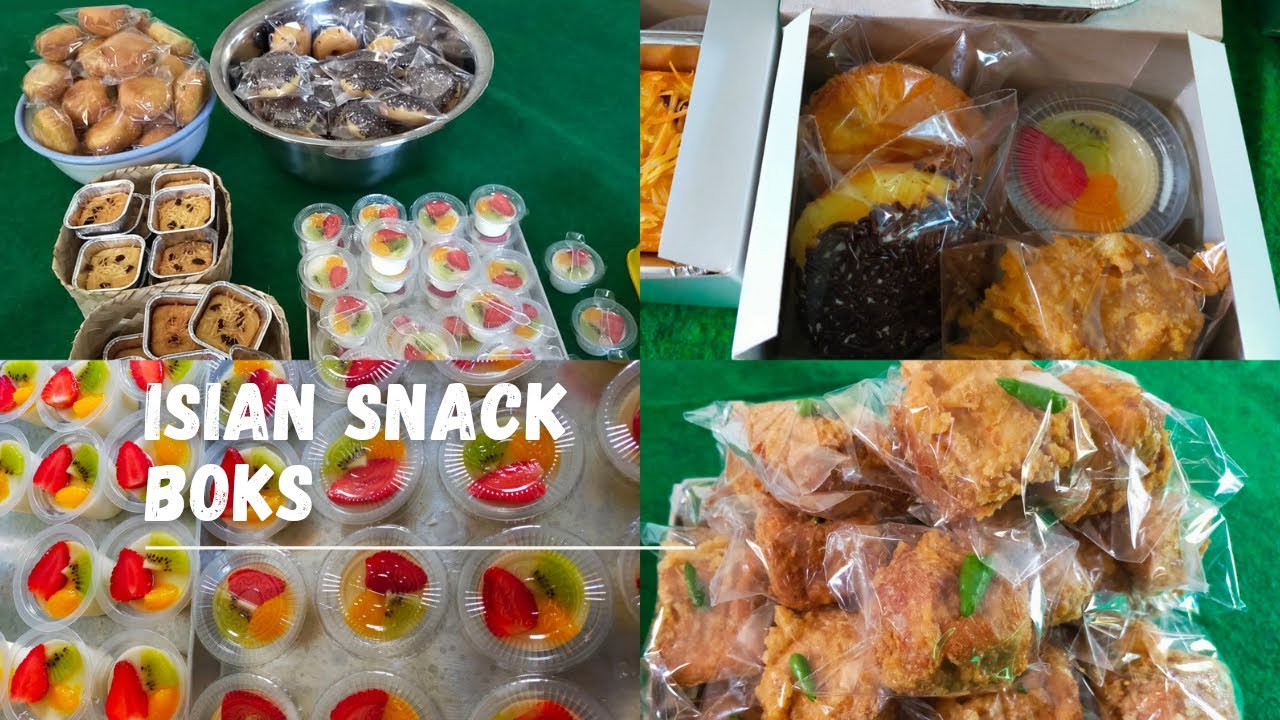 Bikin 5 macam kue untuk isian snack box by Aruna Cake - YouTube