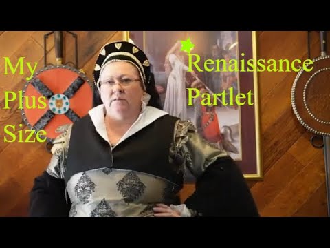 My Plus Size Renaissance Partlet - YouTube